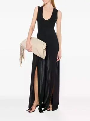 Philosophy Di Lorenzo Serafini Semi-sheer Trousers - Black