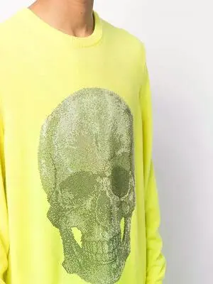 Philipp Plein Skull Logo Knitted Sweater