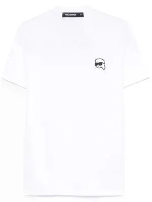 Karl Lagerfeld Karl Ikon-patch T-shirt - White
