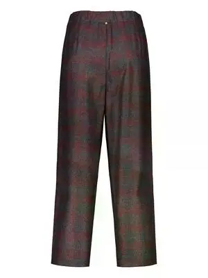 Lorena Antoniazzi Virgin Wool Trousers With Pleat Detailing