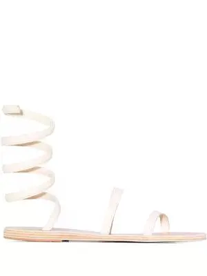 ANCIENT GREEK SANDALS Ofis Ankle-wrap Sandals - Neutrals