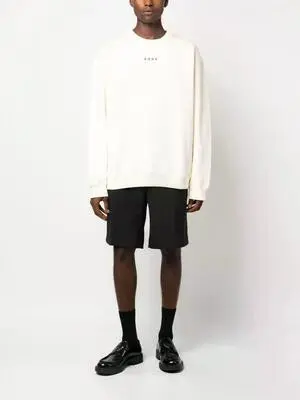 RÓHE Logo-print Long-sleeved Sweatshirt