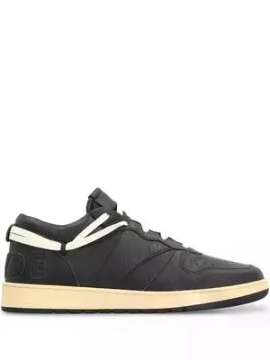 Rhude Rhecess Leather Sneakers - Black
