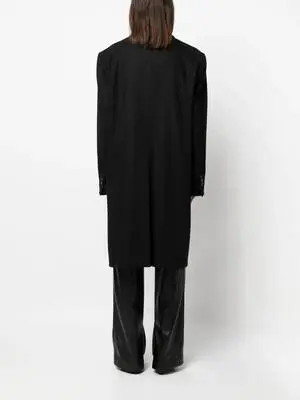 Dsquared2 Double-breasted Virgin Wool Blend Coat
