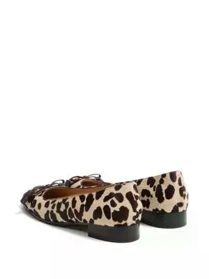 Valentino Garavani Valet Du Roi Ballerinas In Pony-effect Calfskin