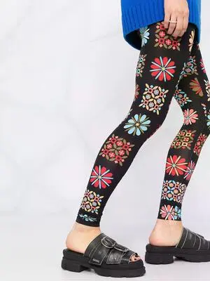 La DoubleJ Floral Stretch Leggings