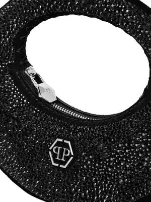 Philipp Plein Crystal-embellished Mini Bag - Black