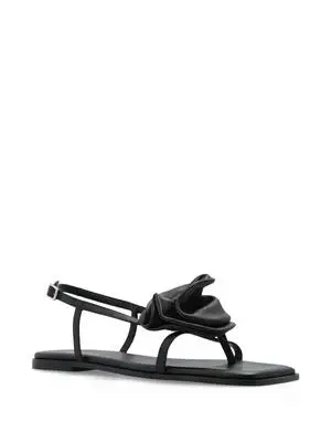 VIC MATIE Leather Slingback Sandals