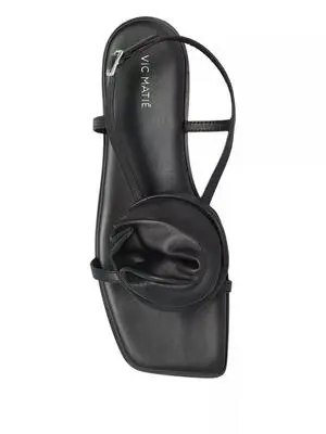 VIC MATIE Leather Slingback Sandals