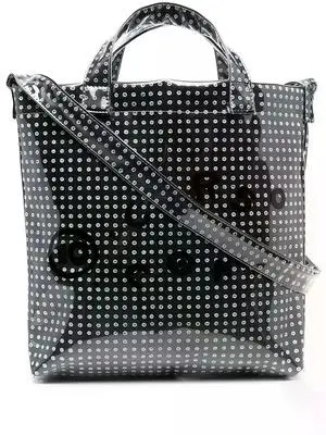 10 CORSO COMO Monogram Print Tote Bag - Black