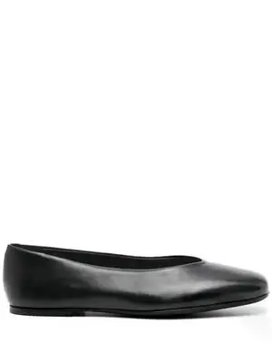 Paul Smith Leather Ballerina Flats - Black