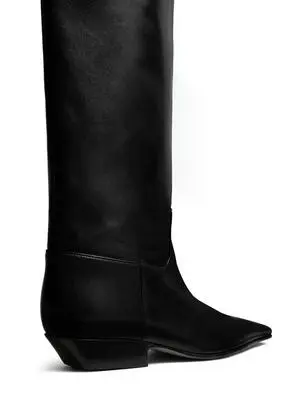 Khaite The Marfa Leather Boots