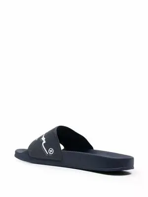 Philipp Plein Embossed Logo Slides
