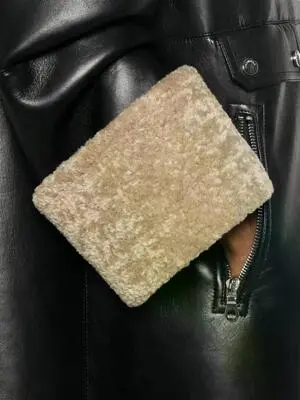 Nanushka Faux-shearling Trim Coat