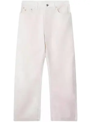 Stella McCartney High-waisted Cropped Jeans - Neutrals