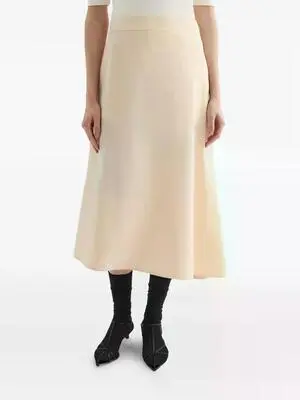 JIL SANDER Wool Asymmetric Skirt