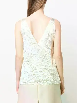 LANVIN Sleeveless V-back Top