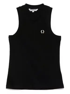 MELITTA BAUMEISTER Ribbed Knit Crew Neck Tank Top