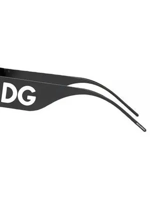 Dolce & Gabbana Oversized Logo Sunglasses