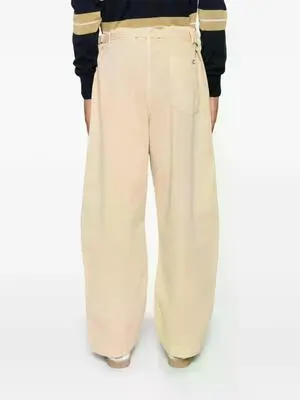 LEMAIRE Big Work Trousers In Light Beige