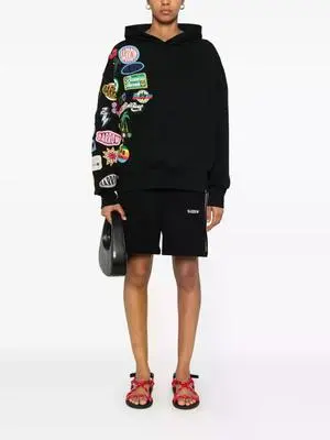 BARROW Embroidered Logo Knitted Shorts