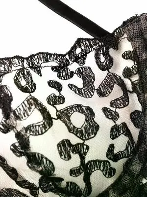 FLEUR OF ENGLAND Kittie Caged-strap Balcony Bra