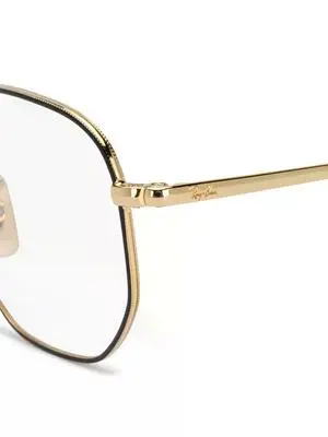 Ray-ban Two-tone Hexagonal Frame Glasses