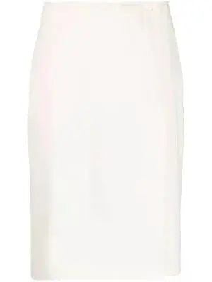 Aspesi Wrap Front Midi Skirt