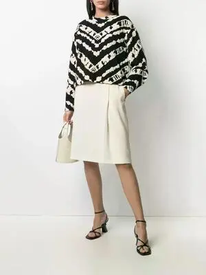 Aspesi Wrap Front Midi Skirt
