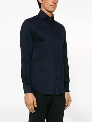 Boggi Milano Long-sleeve Button-up Shirt - Blue