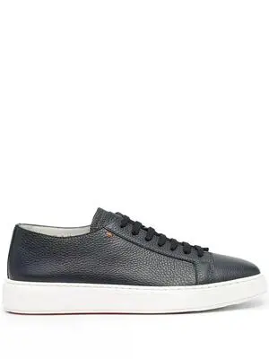 Santoni Santoni Logo Low-Top Sneakers Blue