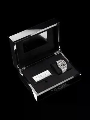 Philipp Plein Crypto King Hexagon Ice Breaker Watch - Neutrals