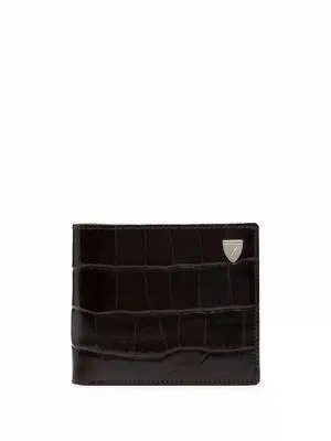 ASPINAL OF LONDON Bi-fold Leather Wallet - Brown