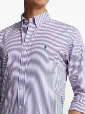 Polo Ralph Lauren Polo Pony-embroidered Striped Shirt - White