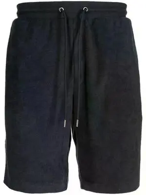 Michael Kors Terry Cloth Cotton Blend Shorts - Blue