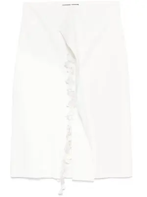 Plan C Embellished Midi Skirt