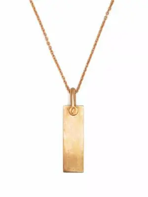 PARTS OF FOUR 18kt Gold-plated Brass Statement Pendant Necklace - Pink