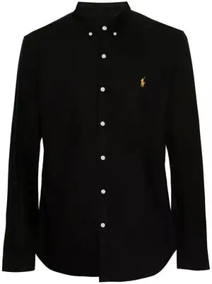 Polo Ralph Lauren Polo Pony Piqué Shirt - Black