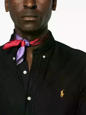 Polo Ralph Lauren Polo Pony Piqué Shirt - Black