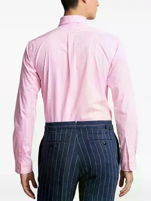 Polo Ralph Lauren Striped Poplin Shirt - Pink