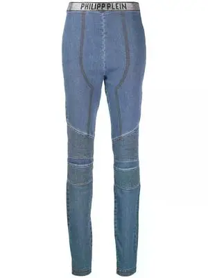 Philipp Plein Logo-embellished Jeggings
