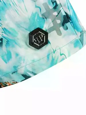 Philipp Plein Pineapple Print Lounge Shorts