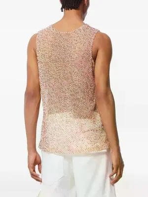 Gcds Embellished Tulle Tank Top