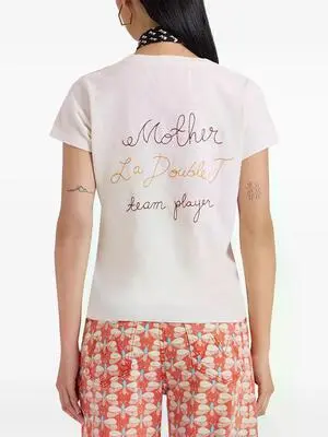 La DoubleJ X Mother Embroidered Graphic T-shirt