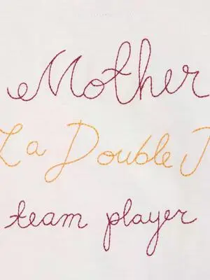La DoubleJ X Mother Embroidered Graphic T-shirt
