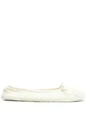 N.peal Cable Knit Slippers