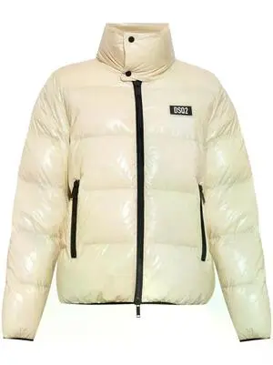 Dsquared2 Puffer Jacket With High Shine Finish