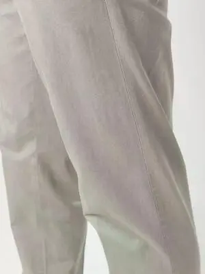 DELL'OGLIO Slim-cut Leg Chino Trousers - Neutrals