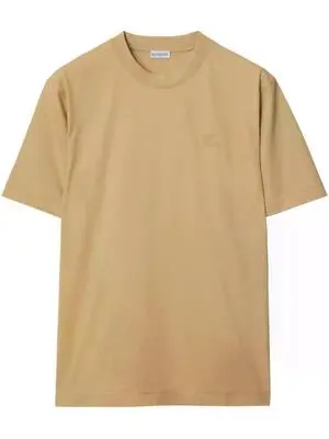 Burberry Ekd-badge Cotton T-shirt - Neutrals