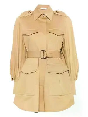 Zimmermann Illuminate Cargo Mini Dress - Neutrals